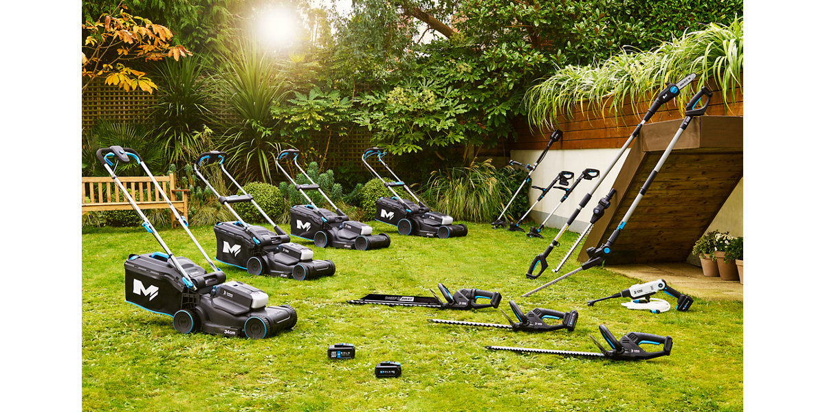 Garden power tools guide at B&Q