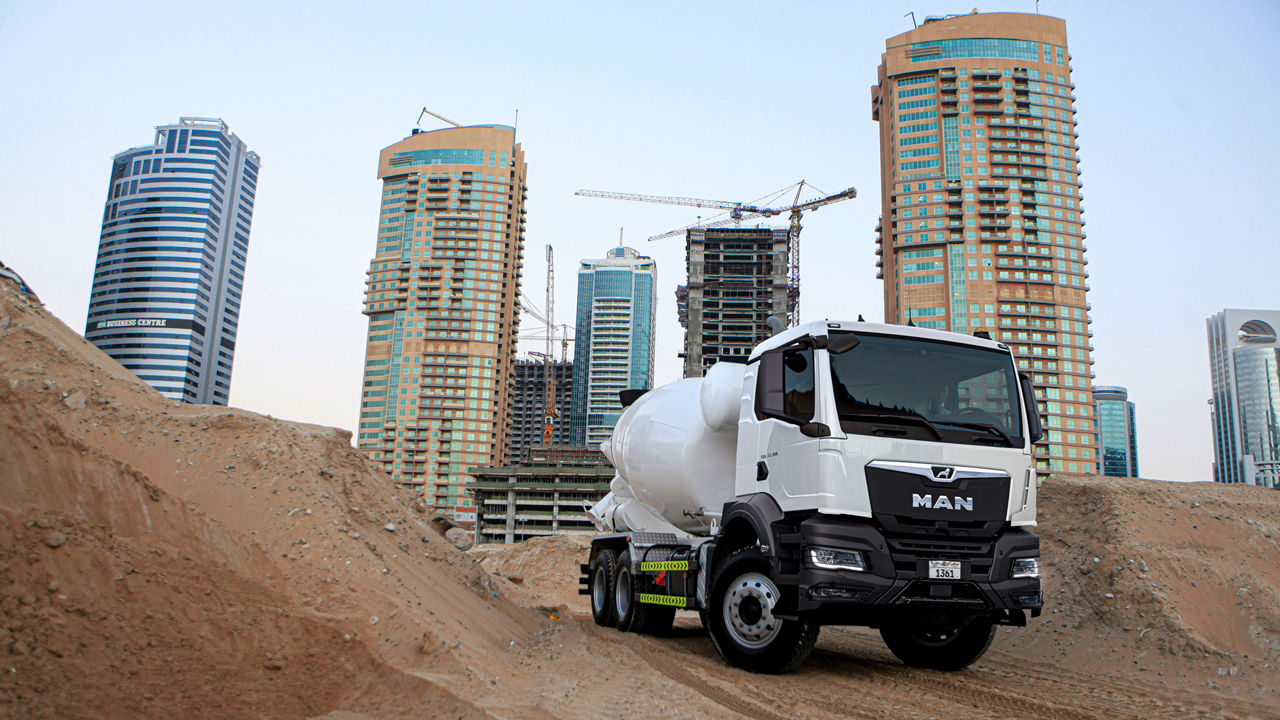 MAN construction vehicles & truck mixers