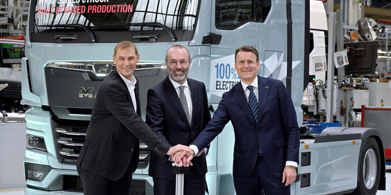 Historic: MAN starts series production of eTrucks