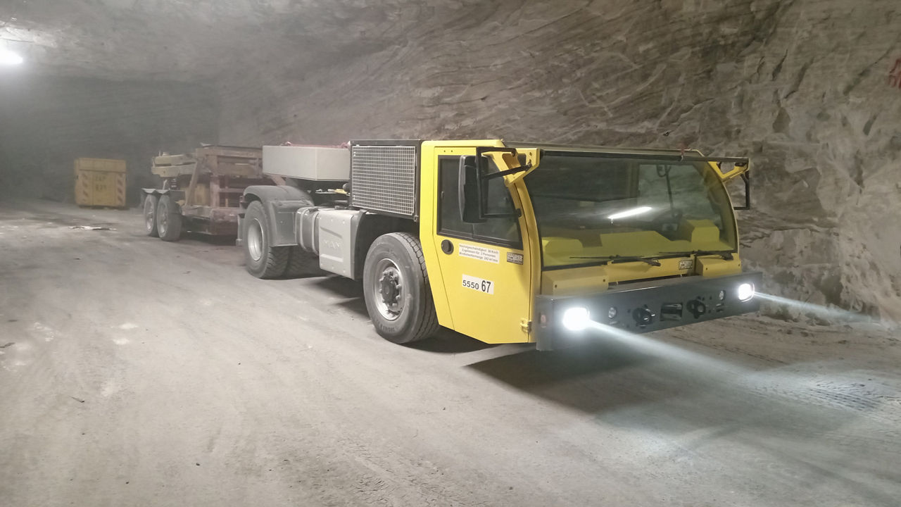 Patrick is a trucker underground