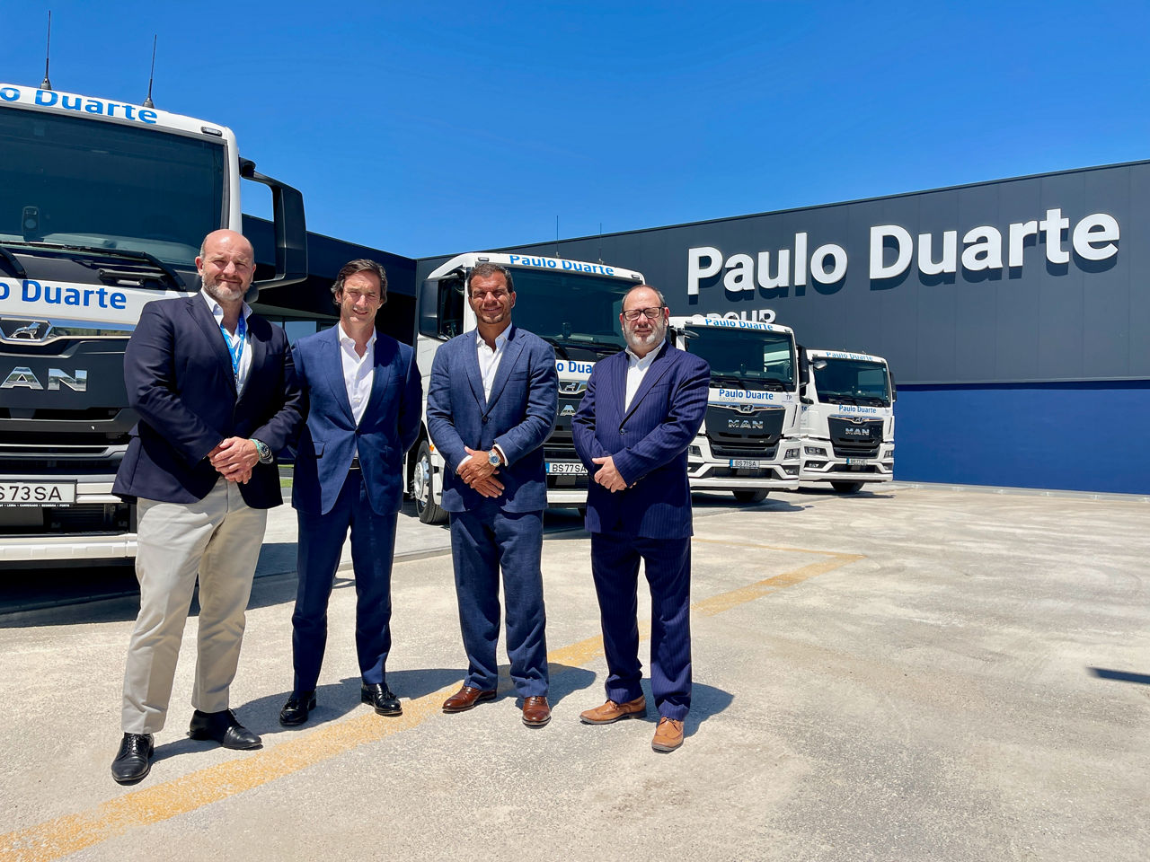 O Grupo Paulo Duarte reforçou a sua frota com 140 novos camiões MAN TGX ...