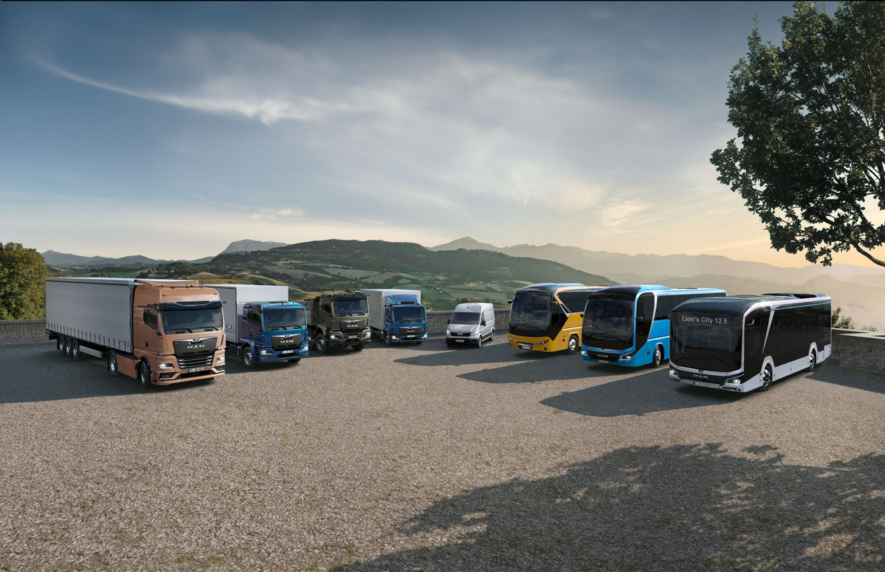 Camions MAN, bus MAN et transporteurs MAN