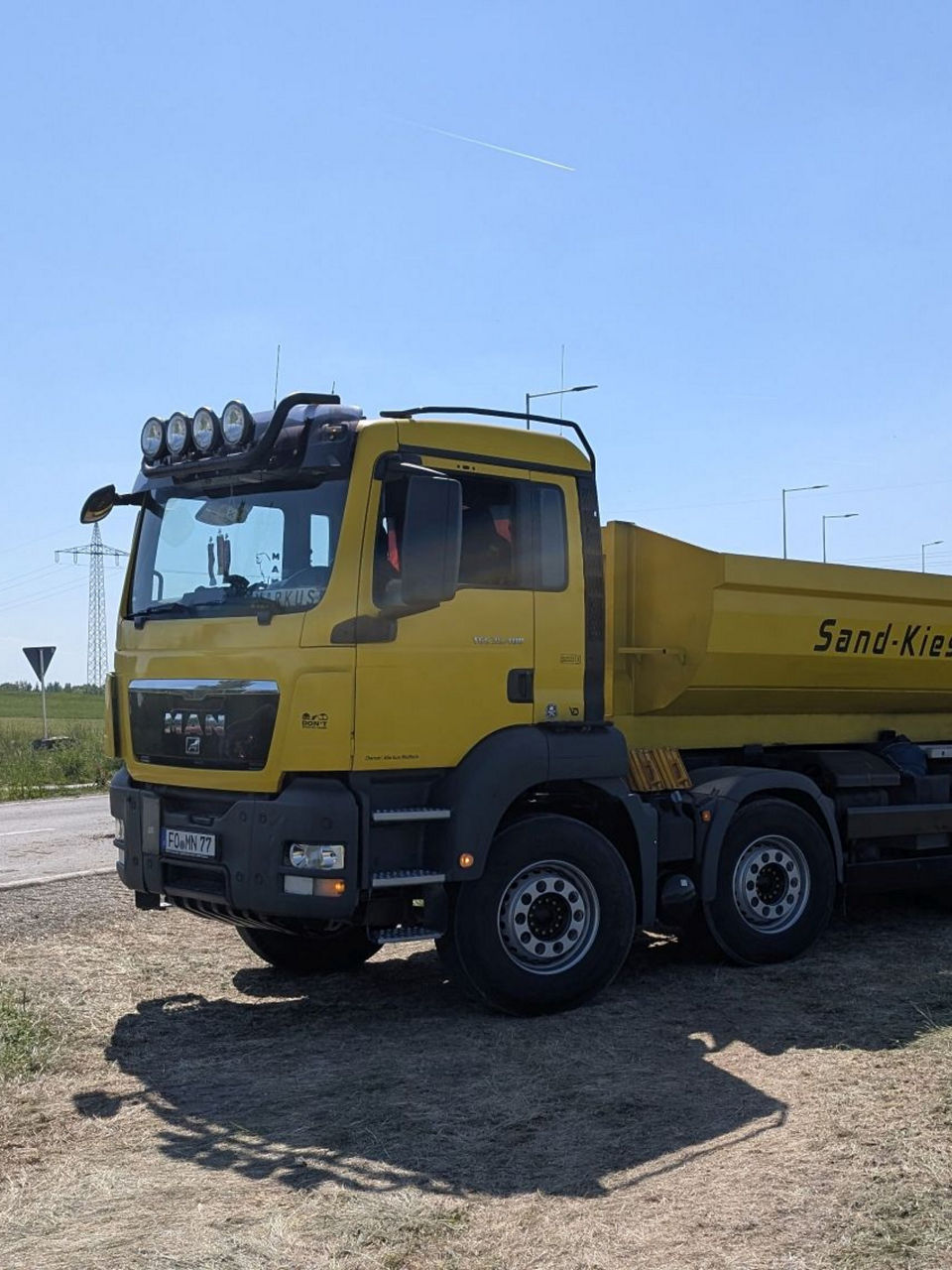 Markus Nüßlein and his MAN TGS