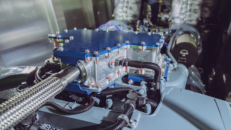 man dual fuel marine engine