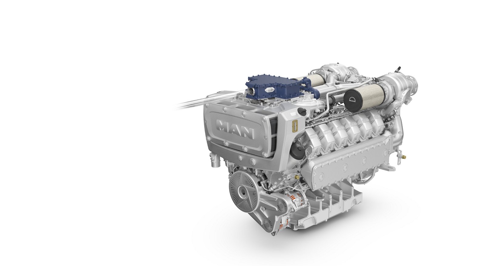 man dual fuel marine engine