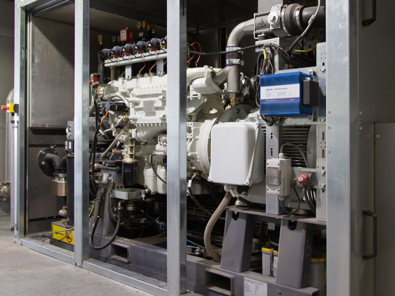 MAN engines in wood gas CHP units