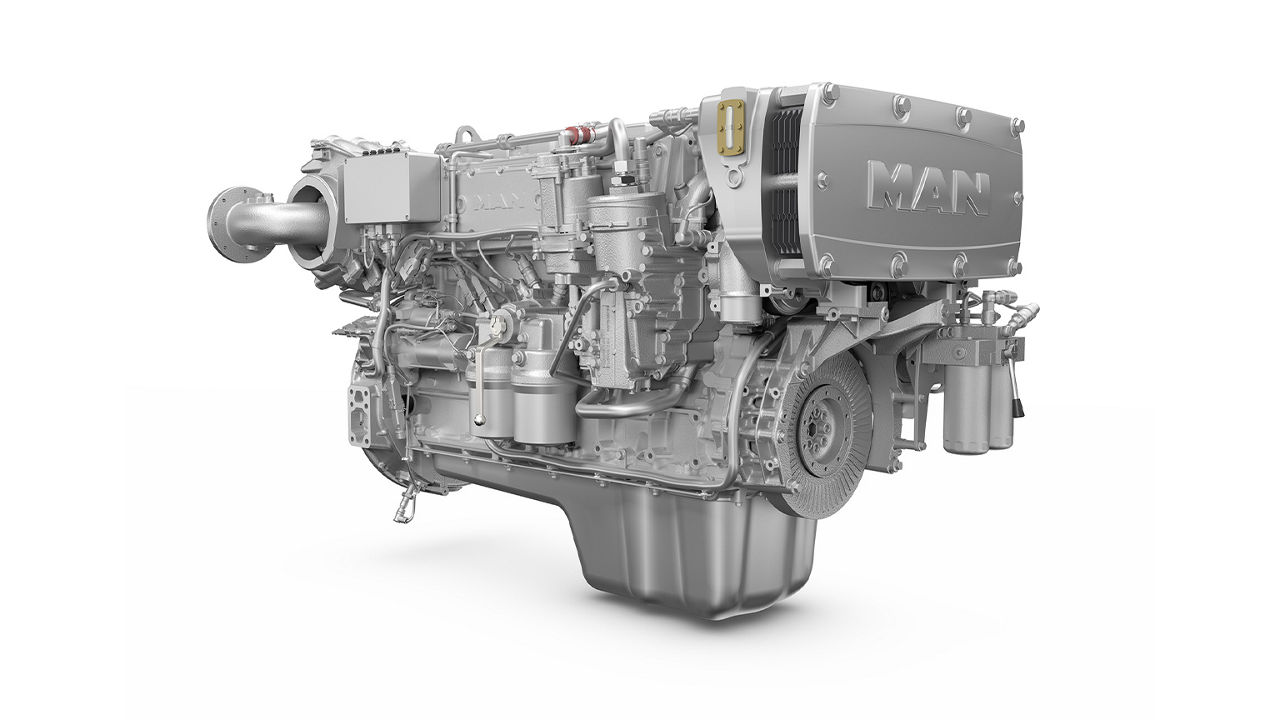 MAN marine engines for commercial shipping