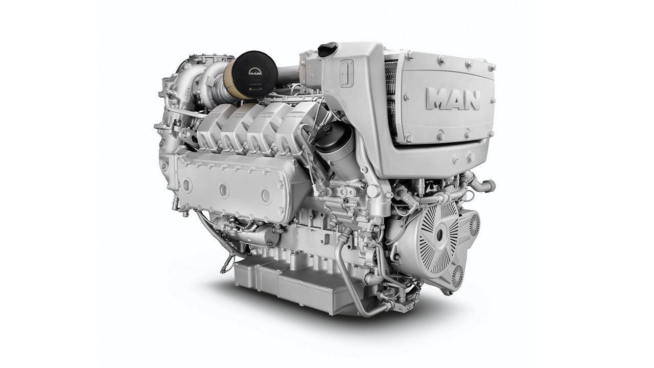 MAN marine engines for commercial shipping