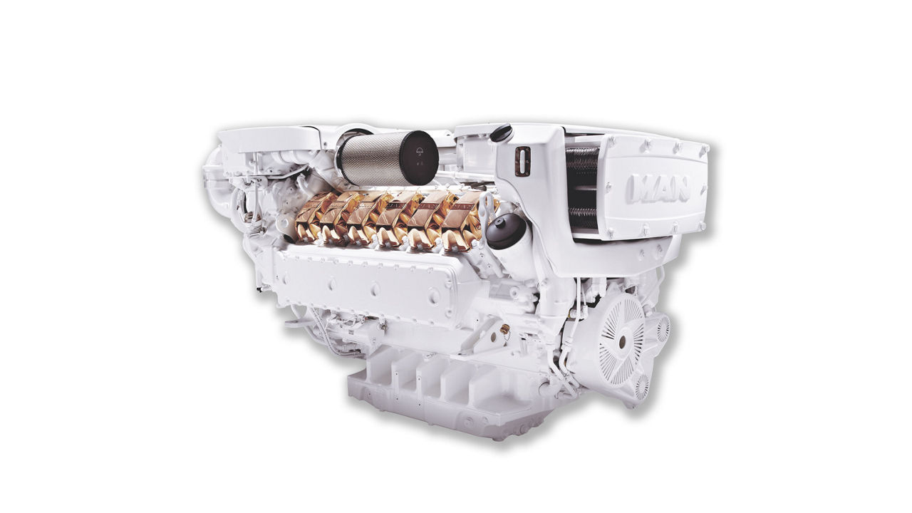 Compact MAN diesel engines for yachts and sports boats