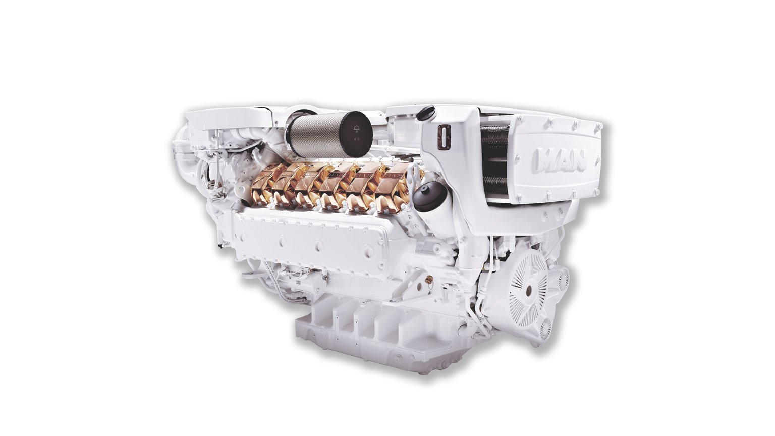 Compact MAN diesel engines for yachts and sports boats