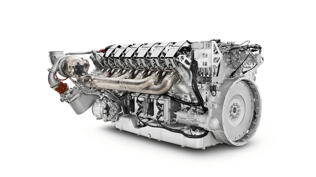 Compact MAN diesel engines for rail applications