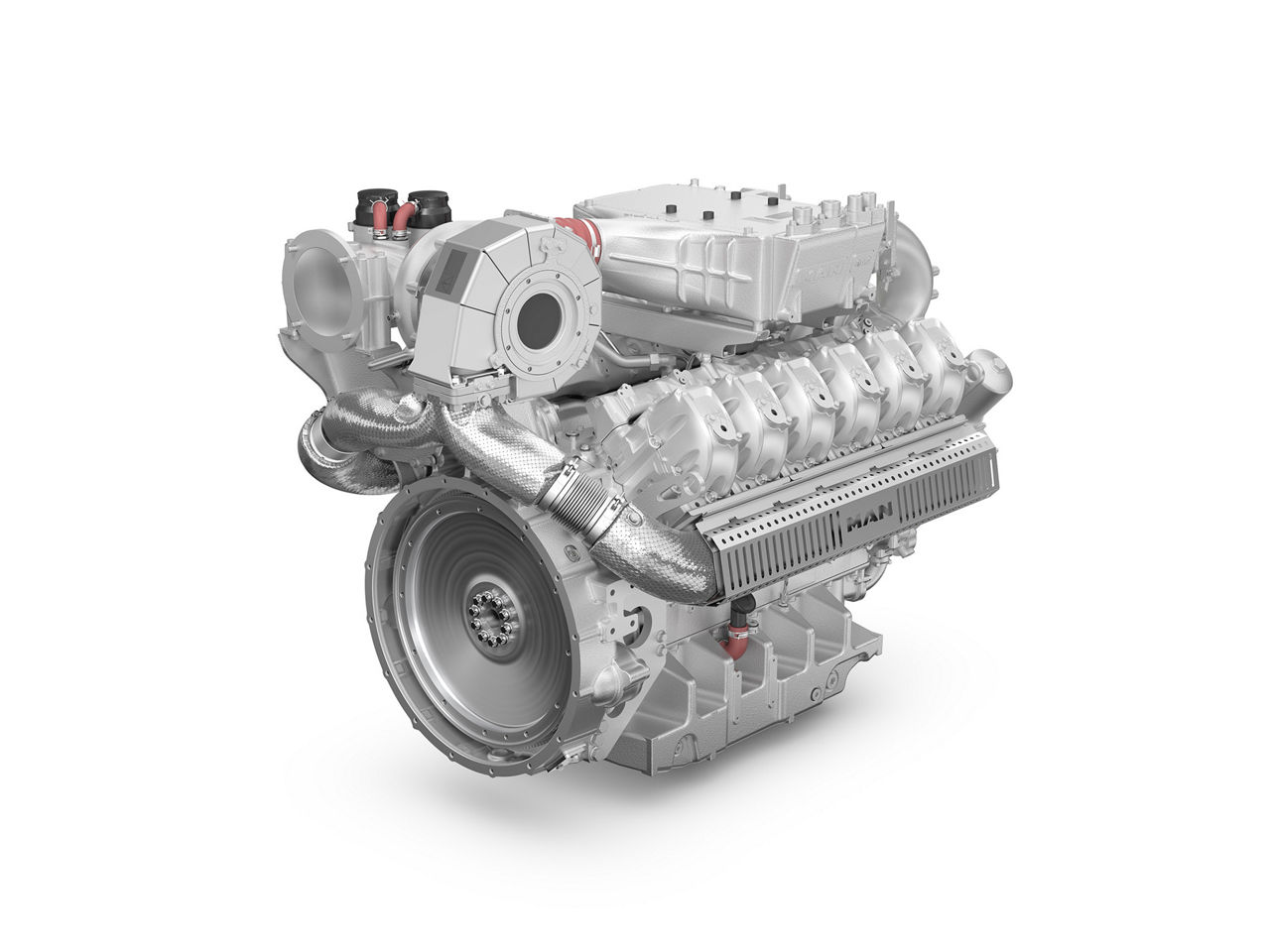 Low-pollution MAN gas engines for power generation