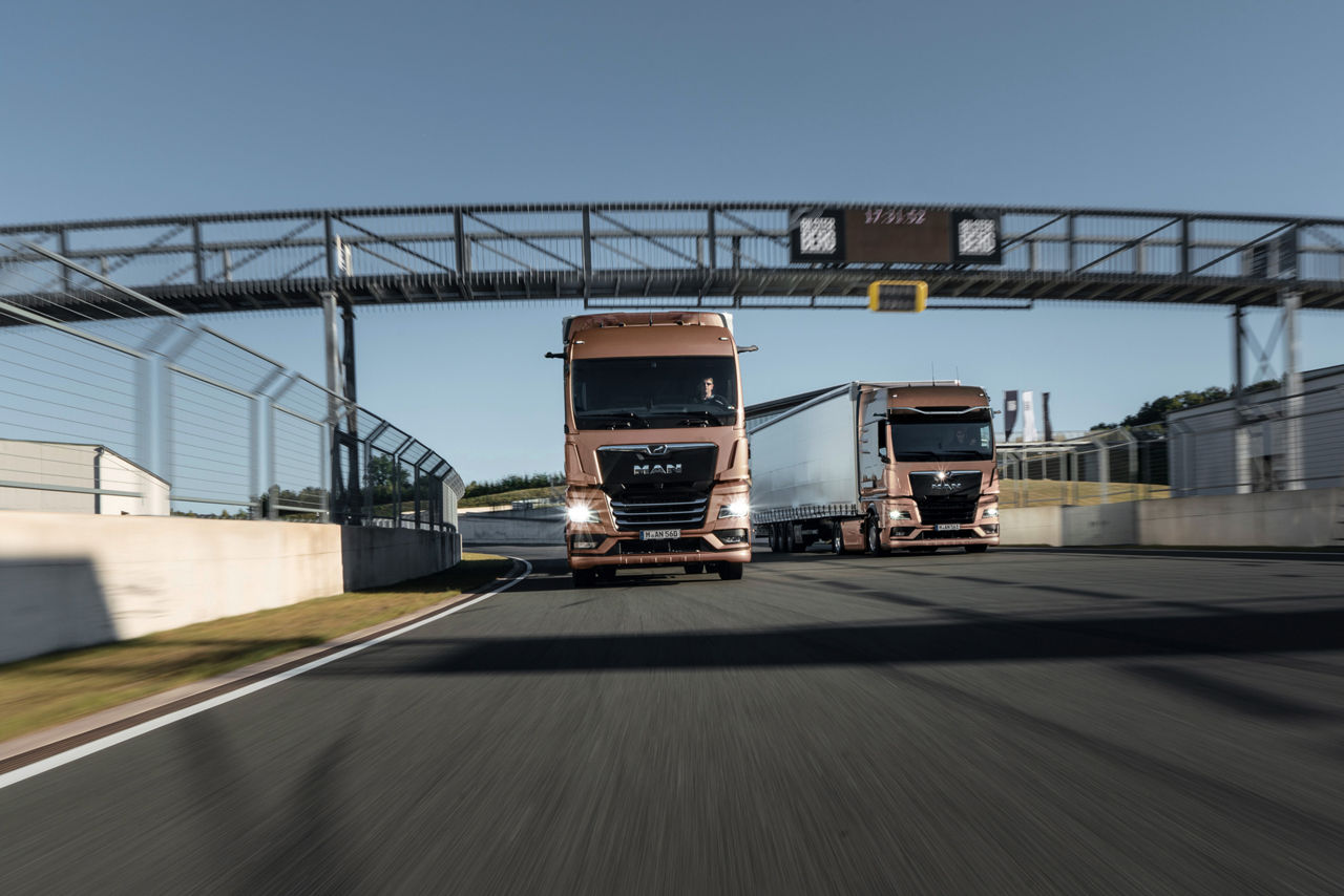 MAN trucks for long-haul transport and long distances | MAN