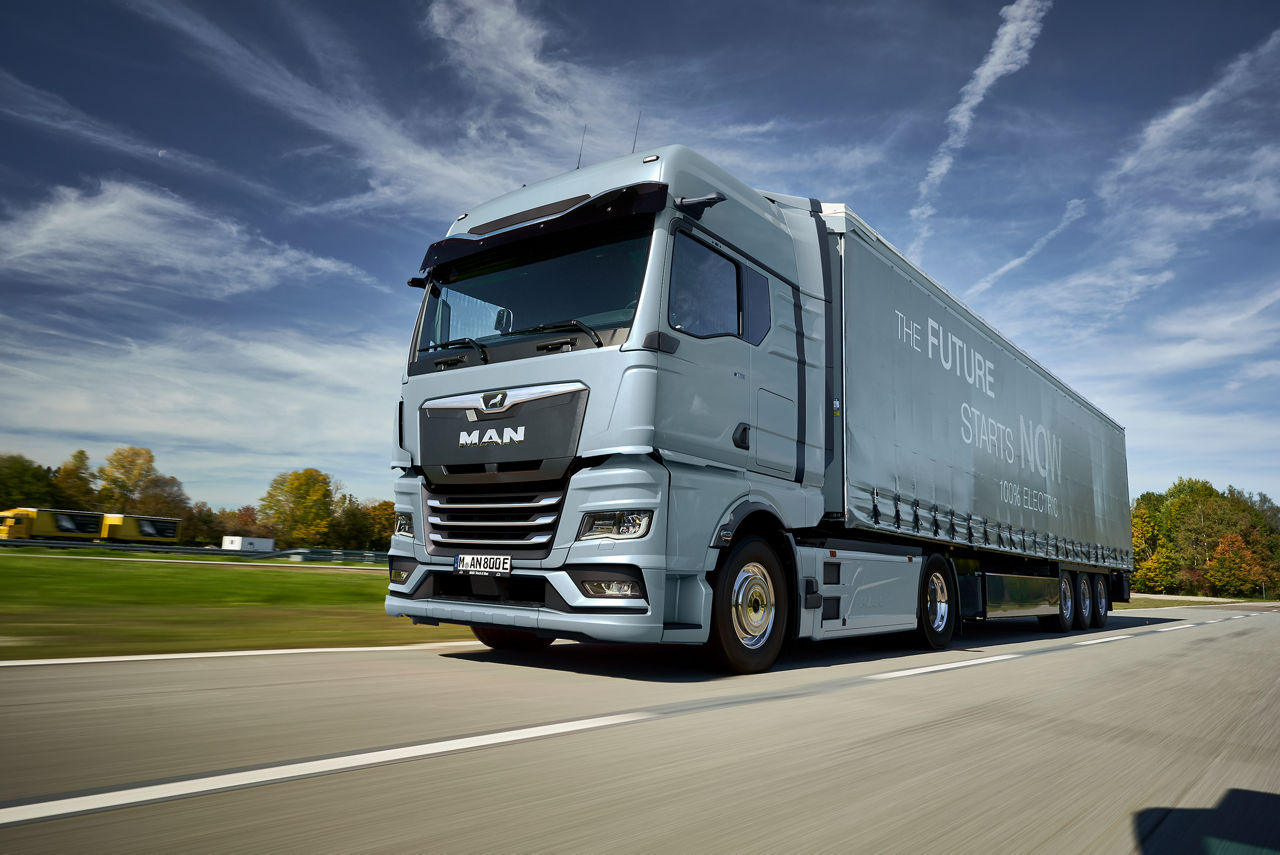 Véhicules utilitaires électriques : e-Truck, e-bus and Co. | MAN