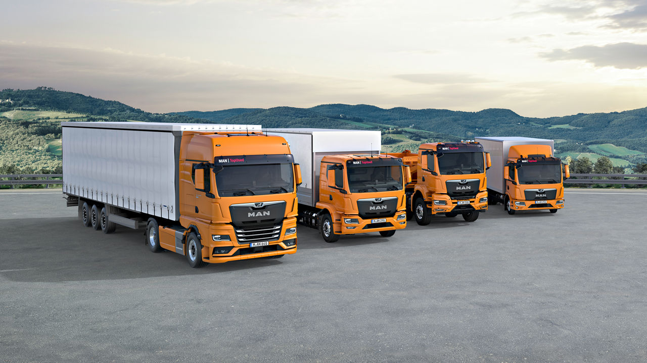 Översikt över alla lastbilsmodeller från MAN | MAN