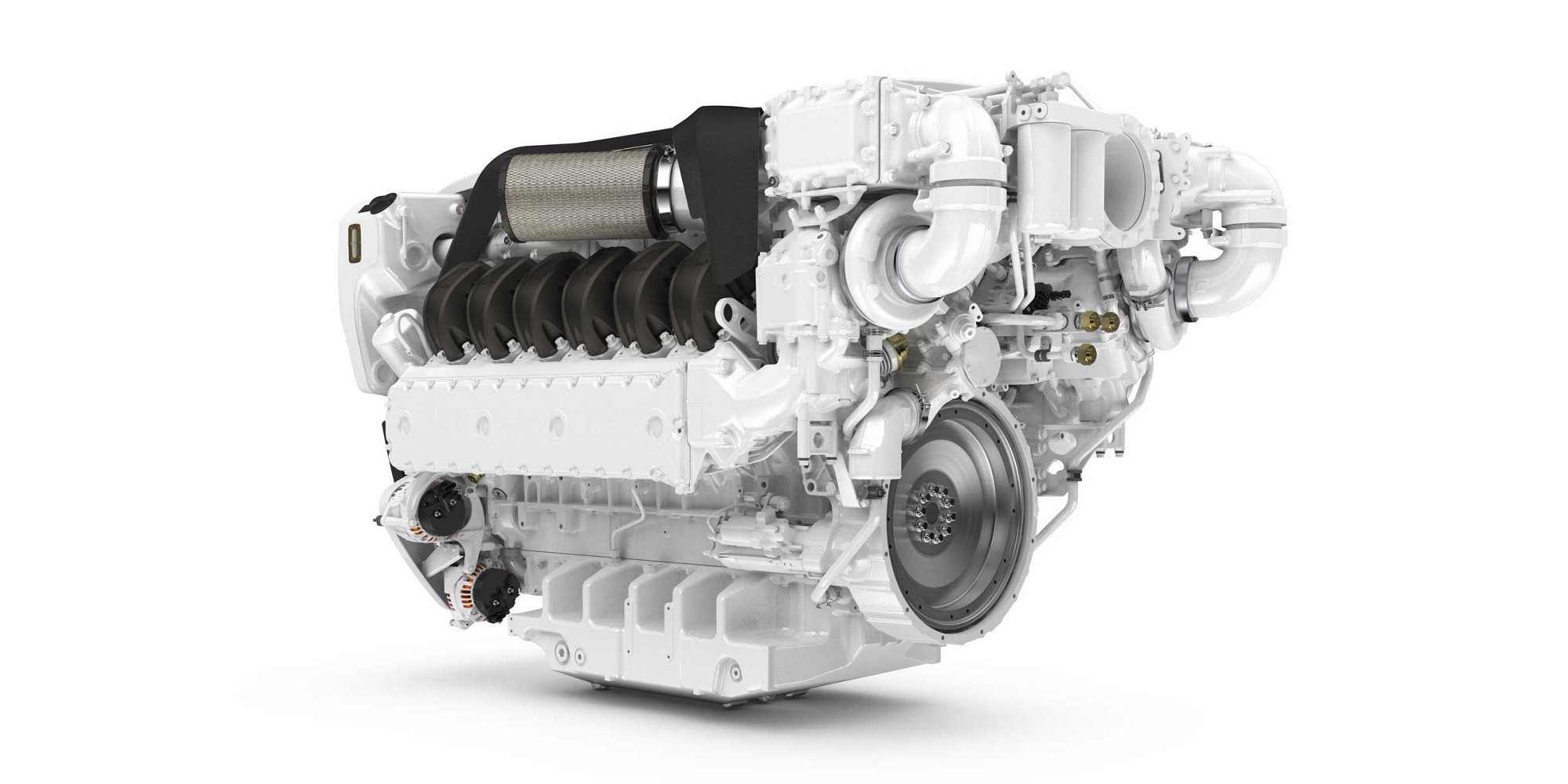 MAN V12X yacht engine