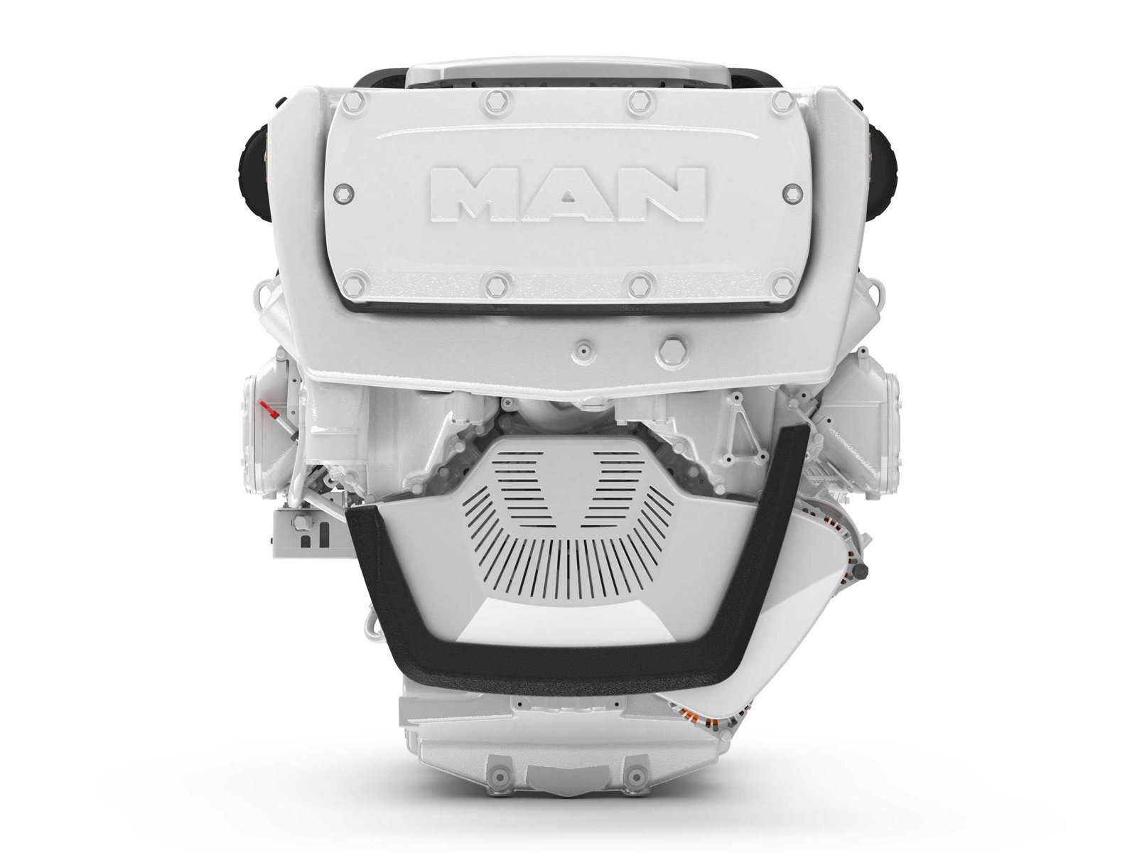 MAN V12X yacht engine