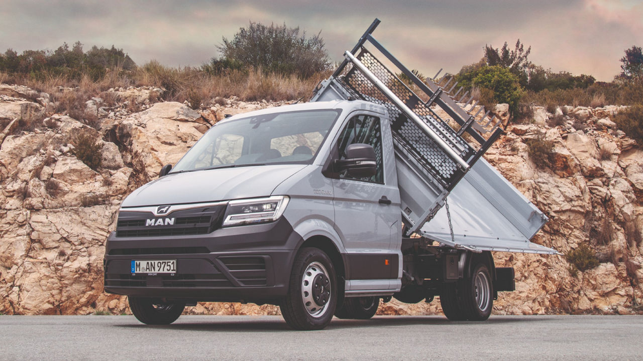 MAN TGE Chassis for Construction | Tipper and Platform Body | MAN