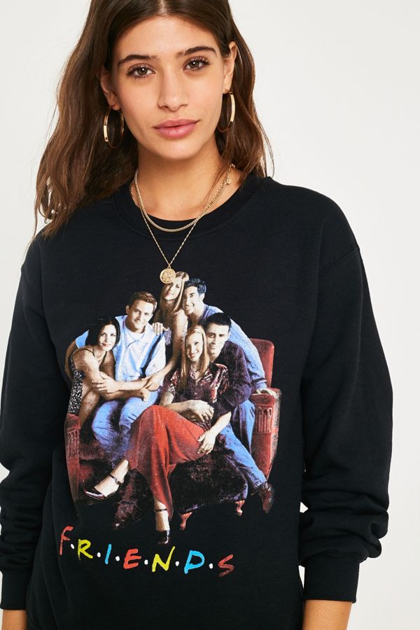 Friends Throwback Crew Neck Sweatshirt | Urban Outfitters UK