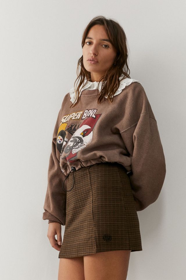 UO – Ultrakurzer Rock mit Schlitz und Karomuster | Urban Outfitters DE
