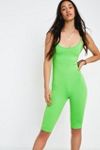 UO Neon Green Unitard | Urban Outfitters UK