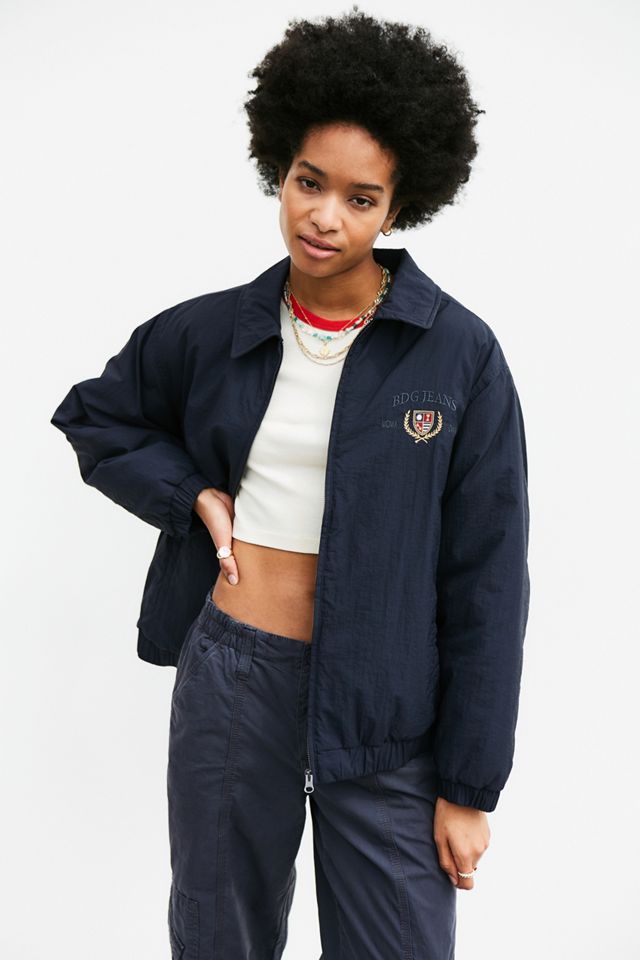 BDG Navy Billy Padded Jacket | Urban Outfitters UK