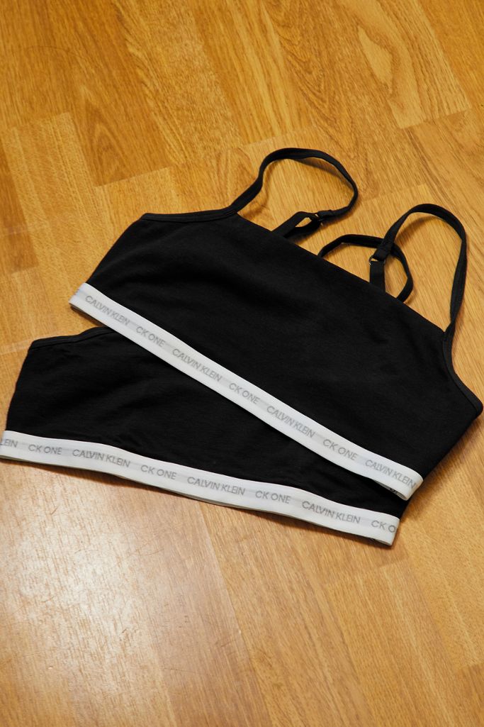 Calvin Klein CK ONE Bralette 2-Pack | Urban Outfitters UK