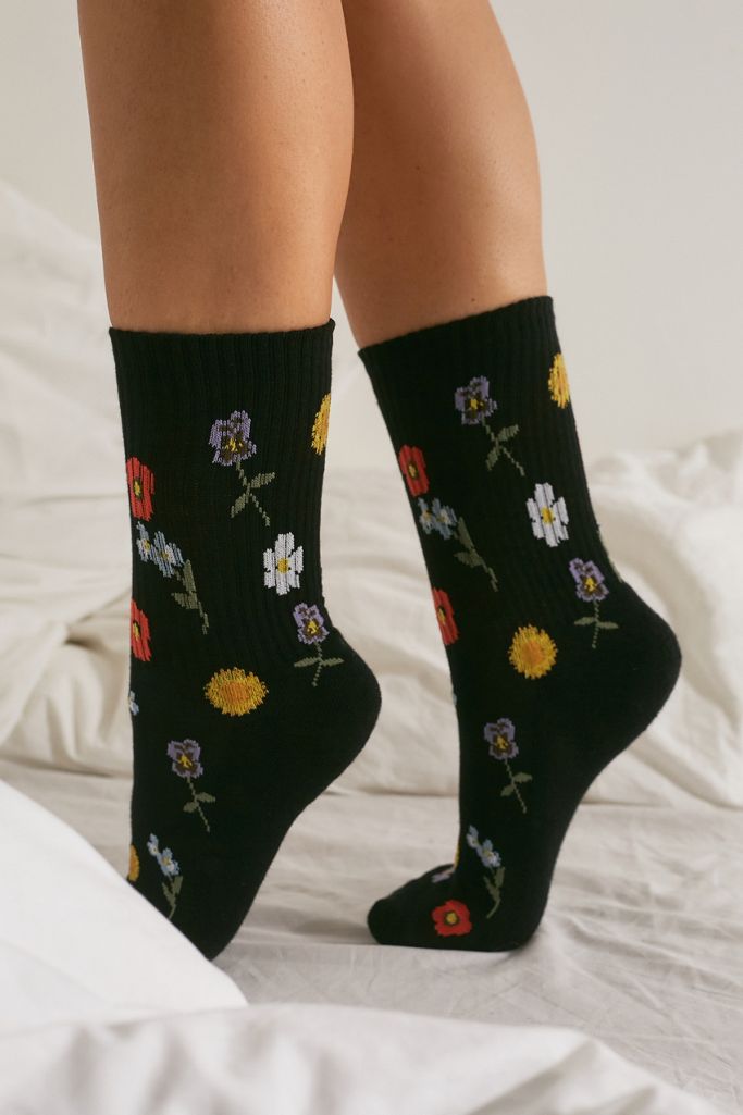 UO Wildflower Socks | Urban Outfitters UK