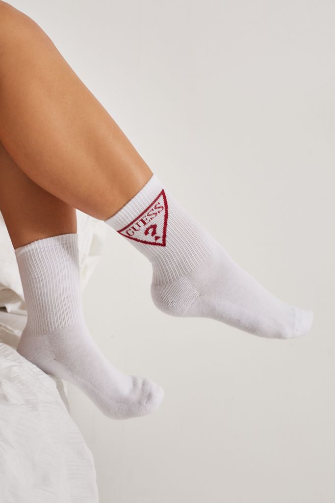 GUESS Triangle Logo Socks 2-Pack | Urban Outfitters UK