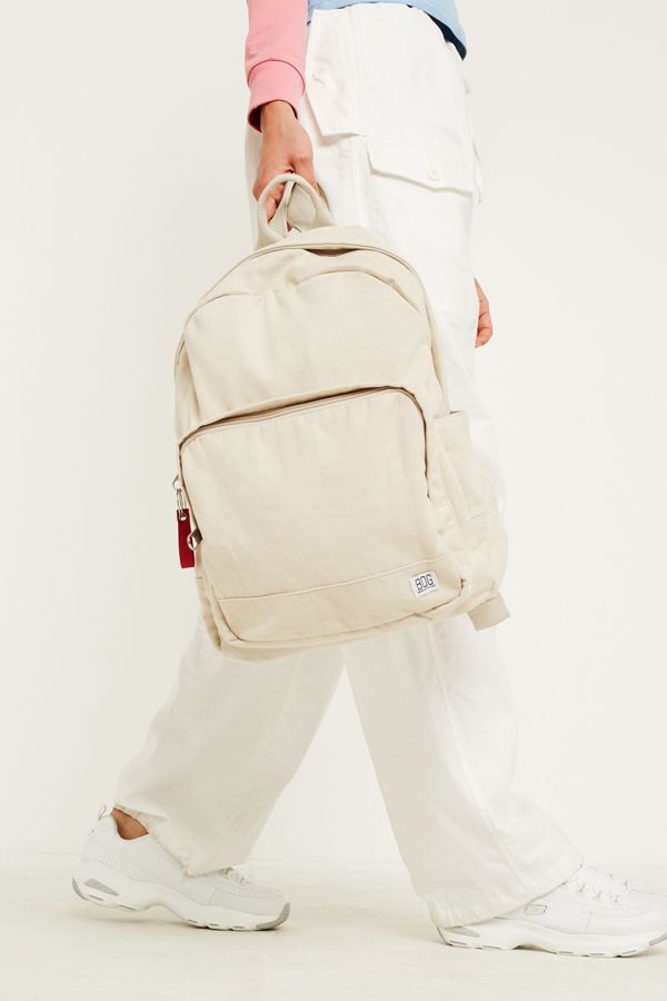 BDG Ivory Canvas Backpack | Urban Outfitters UK