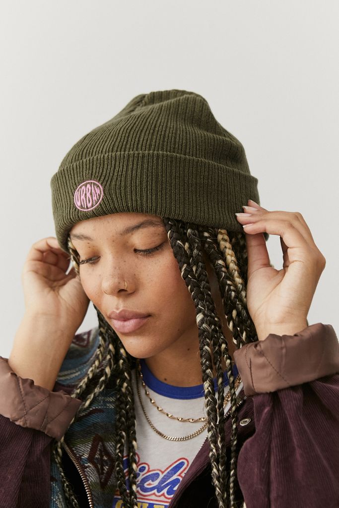 UO Logo Knitted Beanie | Urban Outfitters UK
