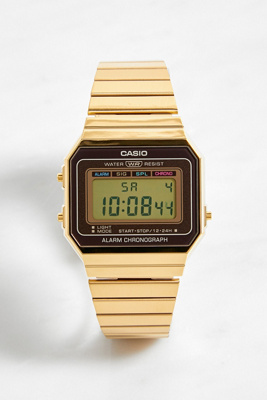 Casio A700WE Vintage Gold Watch | Urban Outfitters UK