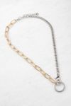 Mixed Metal Chain Necklace | Urban Outfitters UK