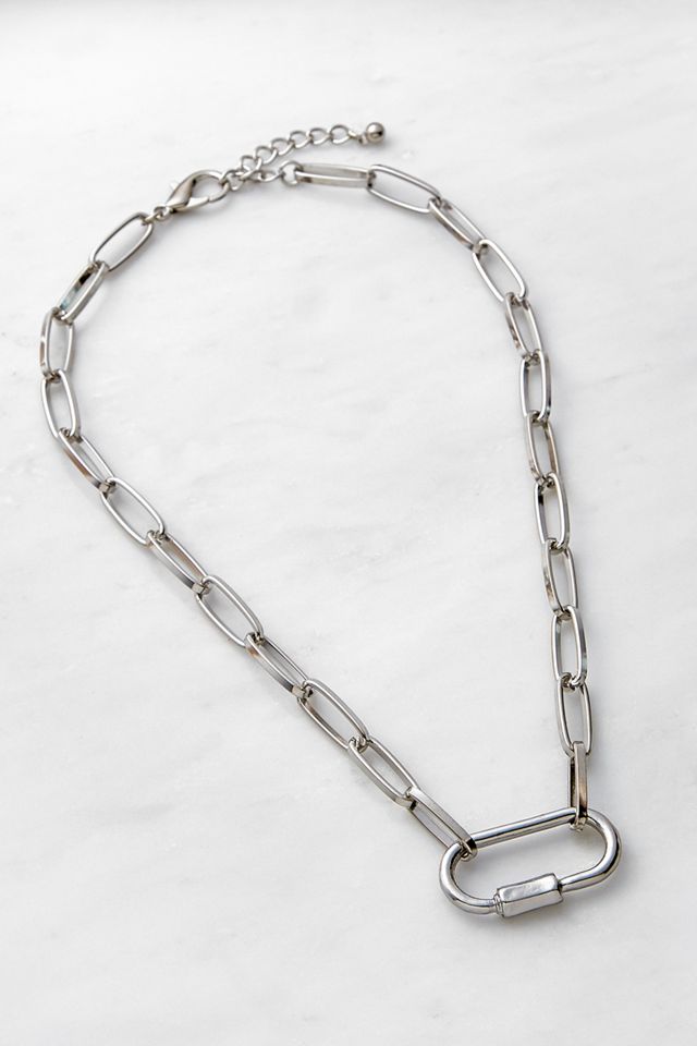 Carabiner Chain Necklace | Urban Outfitters UK