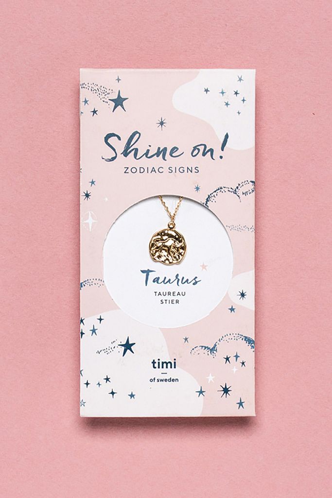 Timi Of Sweden Taurus Zodiac Necklace | Urban Outfitters UK