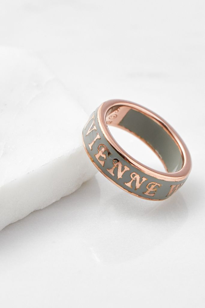 Vivienne Westwood Conduit Street Grey Ring | Urban Outfitters UK