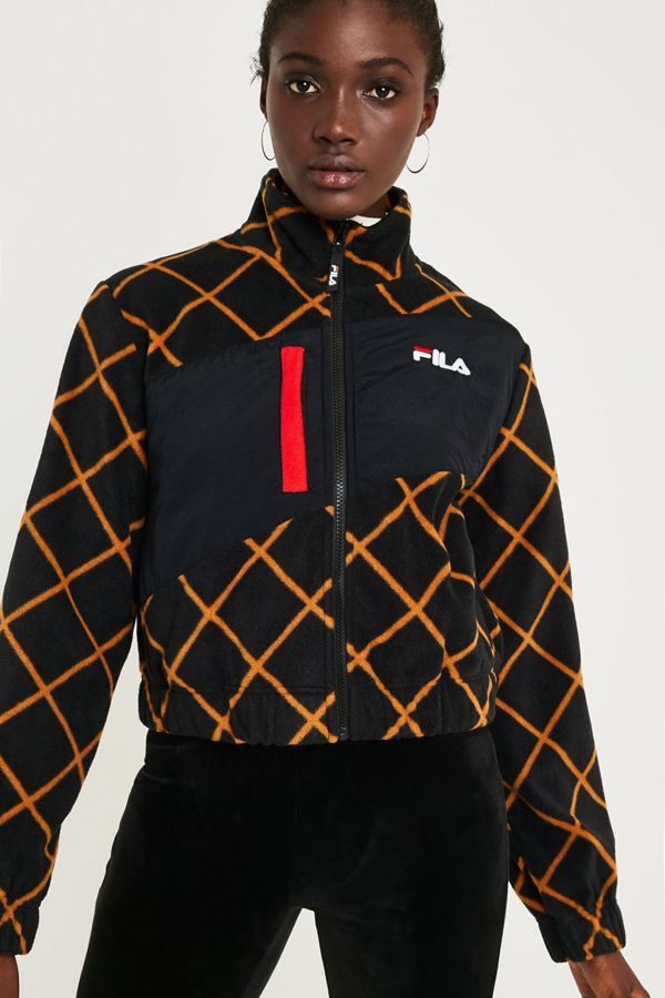 FILA Hiker Check Fleece Jacket | Urban Outfitters UK