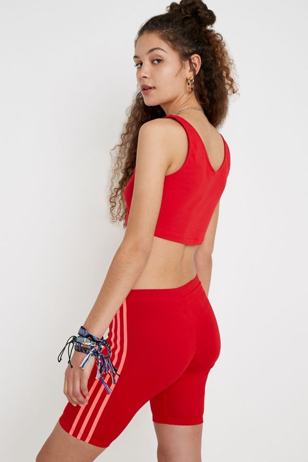 adidas Originals Red Crop Vest | Urban Outfitters UK