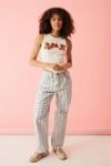 Kickers Gingham Straight Leg Jeans | Urban Outfitters UK