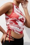Jaded London Cherry Swirl Print Ruched Side Tank Top | Urban Outfitters UK