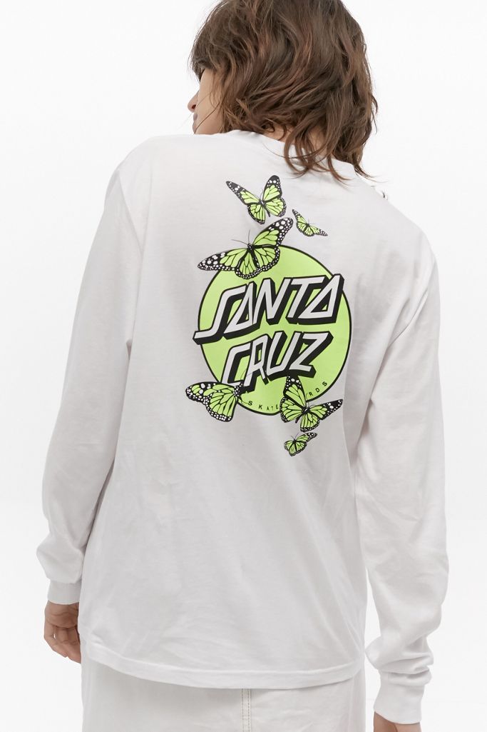 Santa Cruz Butterfly Long-Sleeve T-Shirt | Urban Outfitters UK