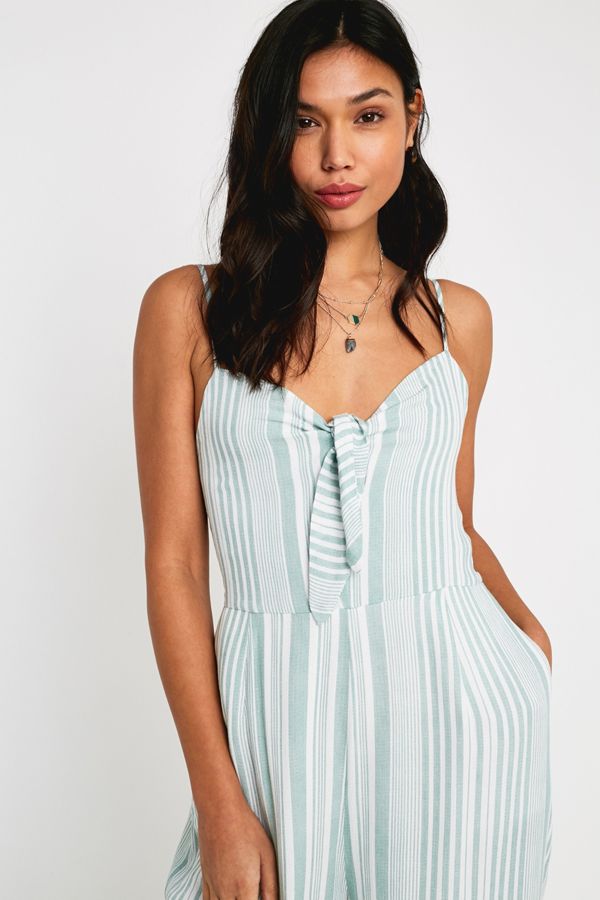 MINKPINK Lazy Daze Stripe Jumpsuit | Urban Outfitters UK