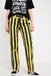 Dickies Yellow Wide Stripe Workwear Trousers | Urban Outfitters UK