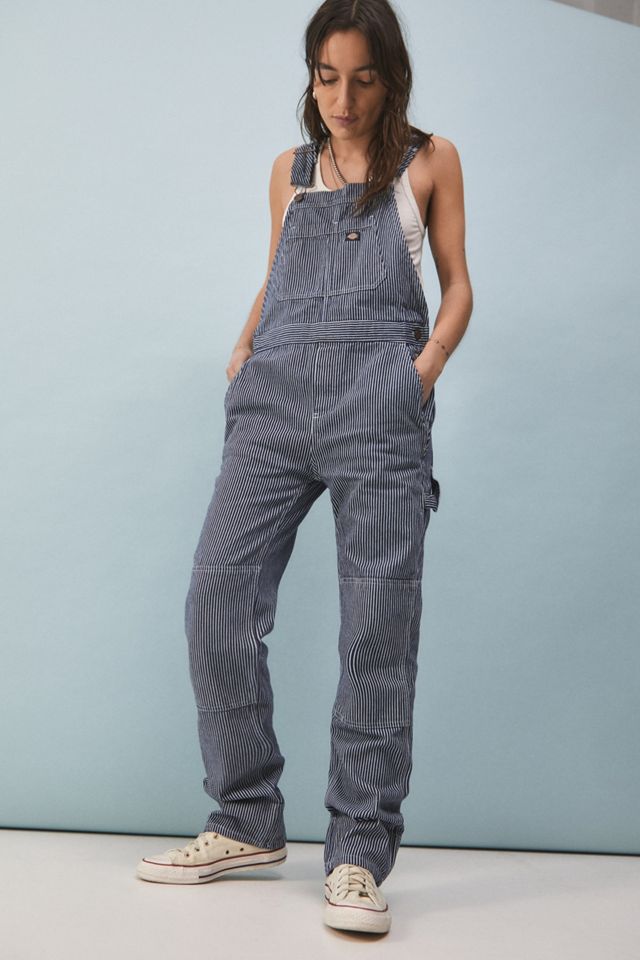 Dickies Hickory Ekwok Bib Overalls | Urban Outfitters UK