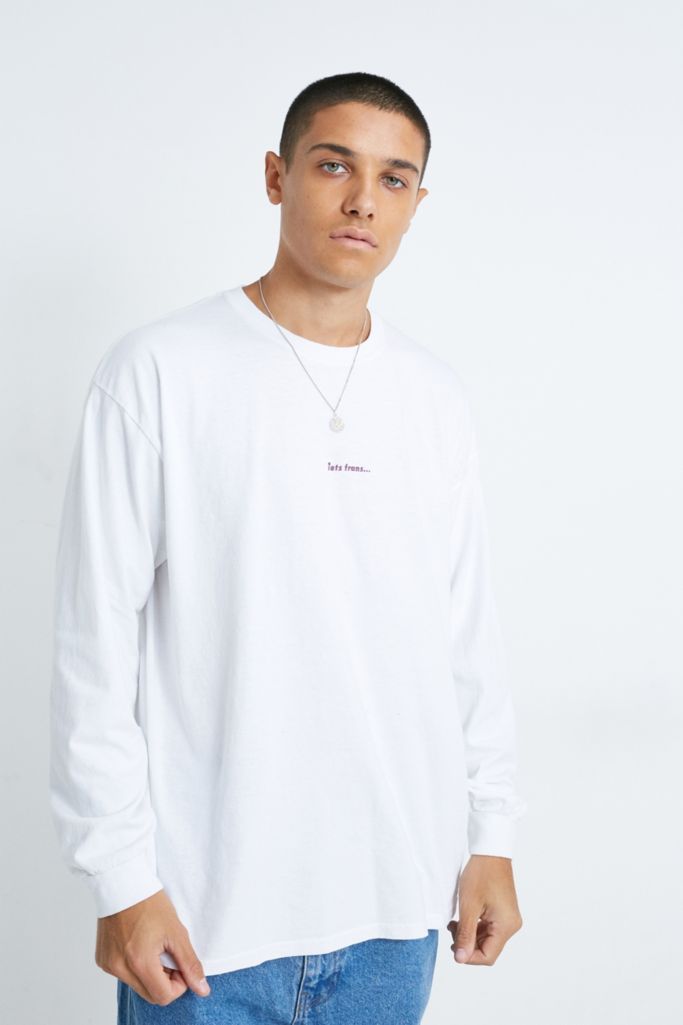 iets frans… Ecru Long-Sleeve T-Shirt | Urban Outfitters UK