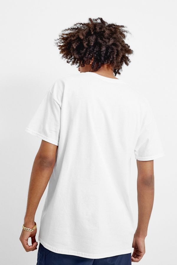 UO Photo Text White T-Shirt | Urban Outfitters UK