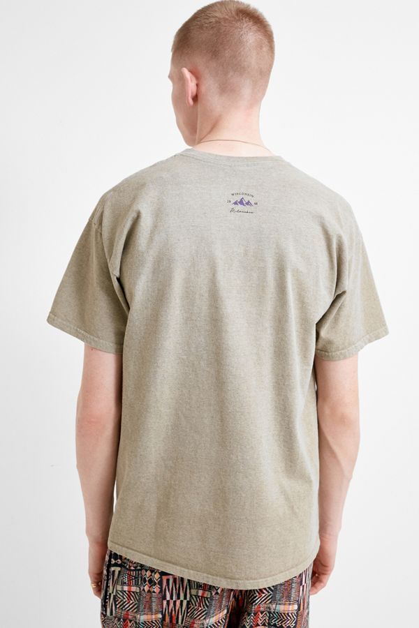UO Sun Scene Neutral Marl T-Shirt | Urban Outfitters UK