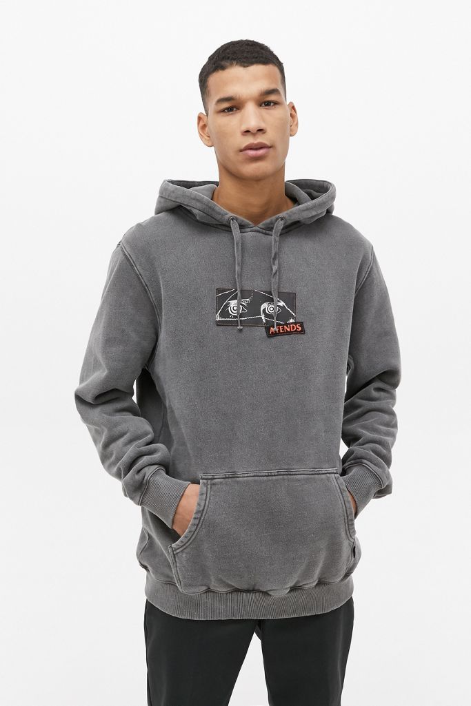 Afends Logo Black Hoodie | Urban Outfitters UK