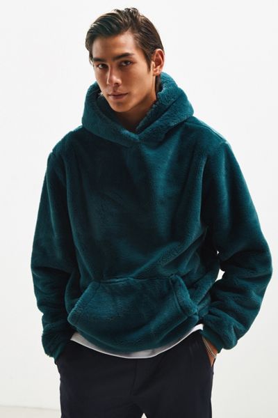 UO Faux Fur Hoodie | Urban Outfitters UK
