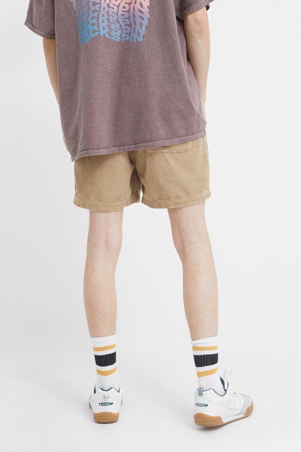 BDG Tan Corduroy Drawstring Shorts | Urban Outfitters UK